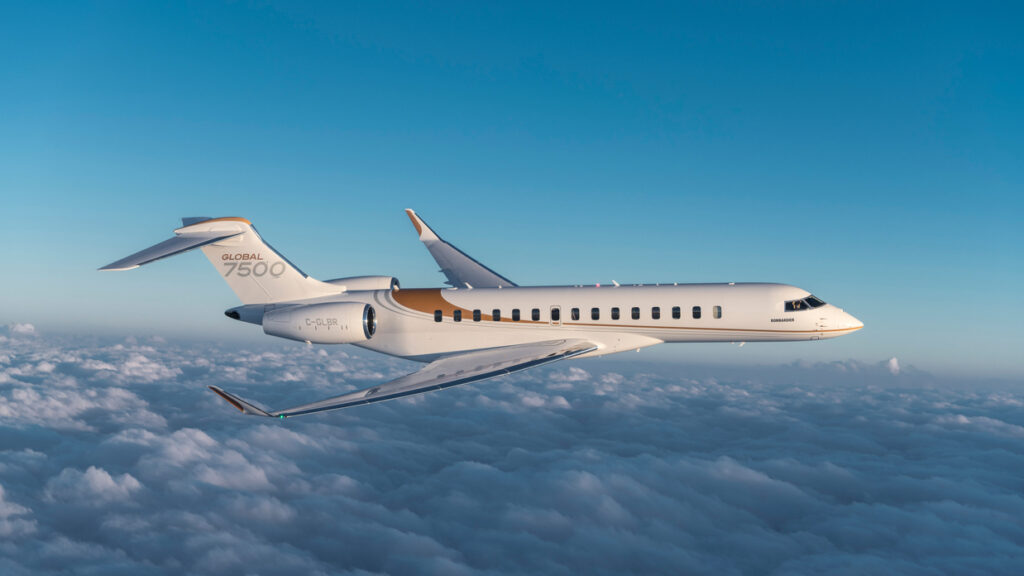 There were several new feature additions to the Global 7500 during the ...